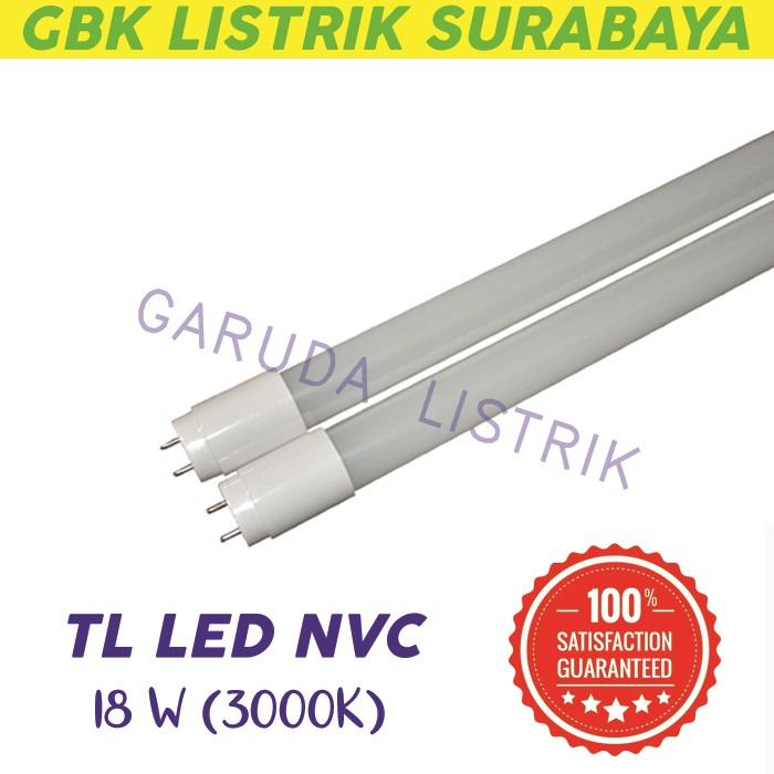 Jual LAMPU T8 TL LED NVC LED T8 TUBE 18 WATT BERKUALITAS 3000K - Kota Surabaya - GBK Listrik ...