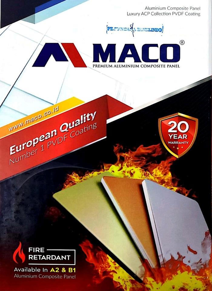 Jual ACP MACO 4mm Aluminium Composite Panel - Kab. Tangerang - CV. BeBless | Tokopedia