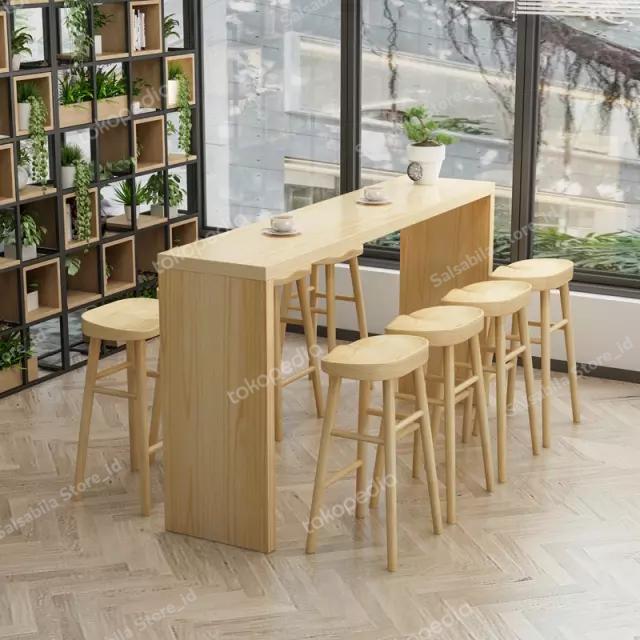 Jual Meja Bar Minimalis Full Kayu Solid Mahoni - Kota Tangerang Selatan ...