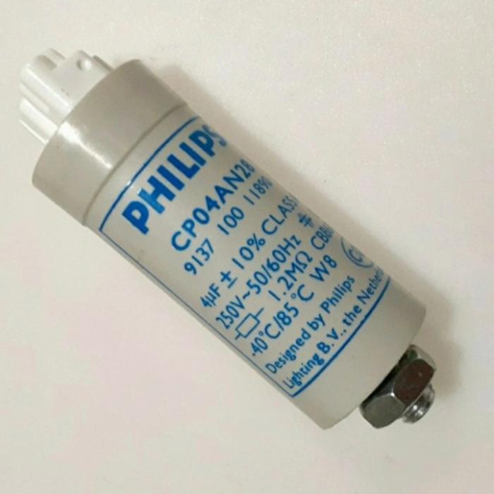 Jual PHILIPS CP04AN28 Capasitor)kapasitor 4 UF 220-250V - Jakarta Pusat ...