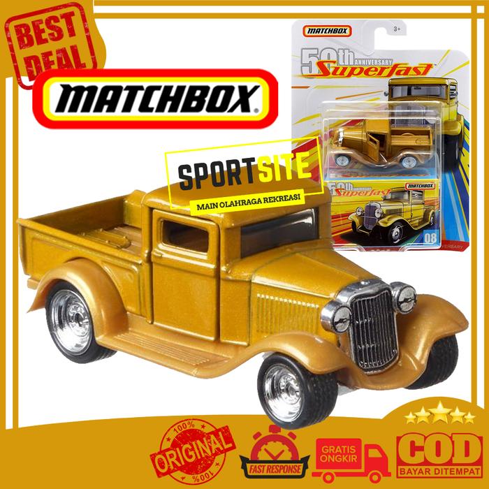 Promo Matchbox 32 Ford Pickup Superfast 50th Anniversary Diecast Ban ...