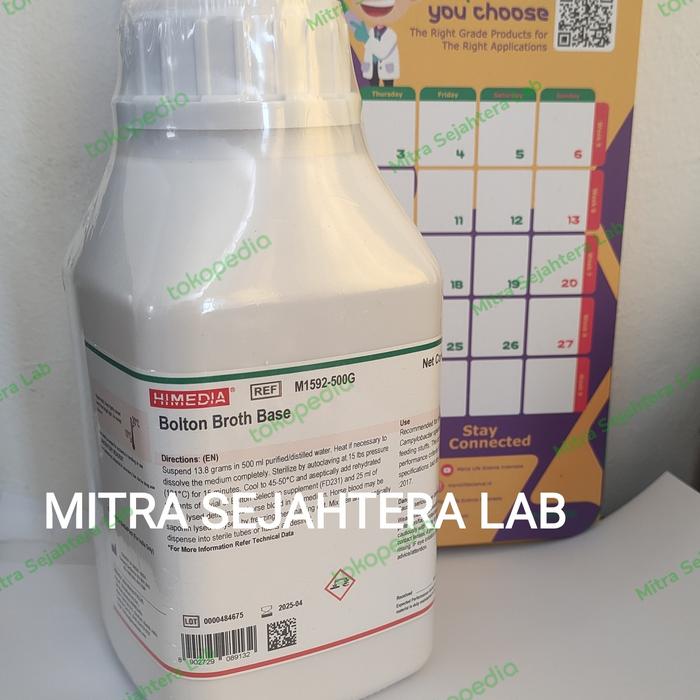 Jual Bolton Broth Base Himedia 500g M1592 Media Mikro Bolton Broth ...