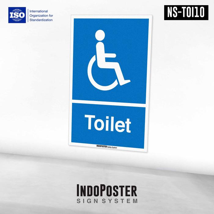 Jual Stiker Sign Office Kantor Fasum Toilet Untuk Disabilitas Kursi ...