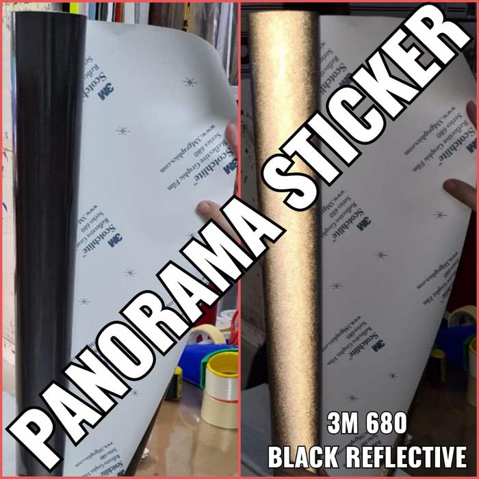 Jual Sticker Reflective 3M 680 (Black / Hitam) - Jakarta Pusat ...