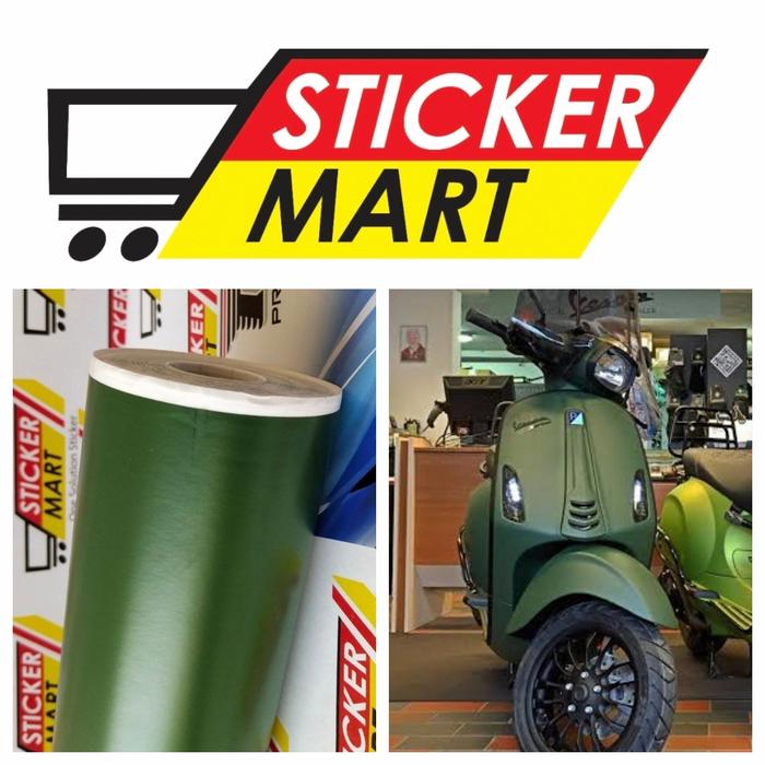 Jual Stiker Skotlite Variasi Motor Dark Green Army Hijau Tentara Roll ...