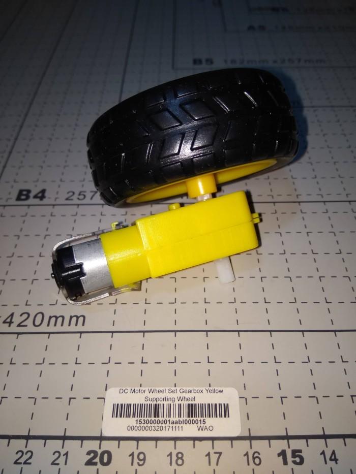 Jual Roda Mobil Robot Arduino DC Gearbox Line Tracking Garis Sensor ...