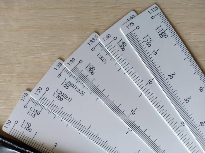 Jual Penggaris Skala | Scale Ruler|penggaris Arsitek | Pengukur Dimensi ...