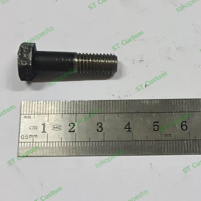 Jual Baut Baud Hexagon segienam baja M8 x 1.25mm drat kanan/kiri Custom ...