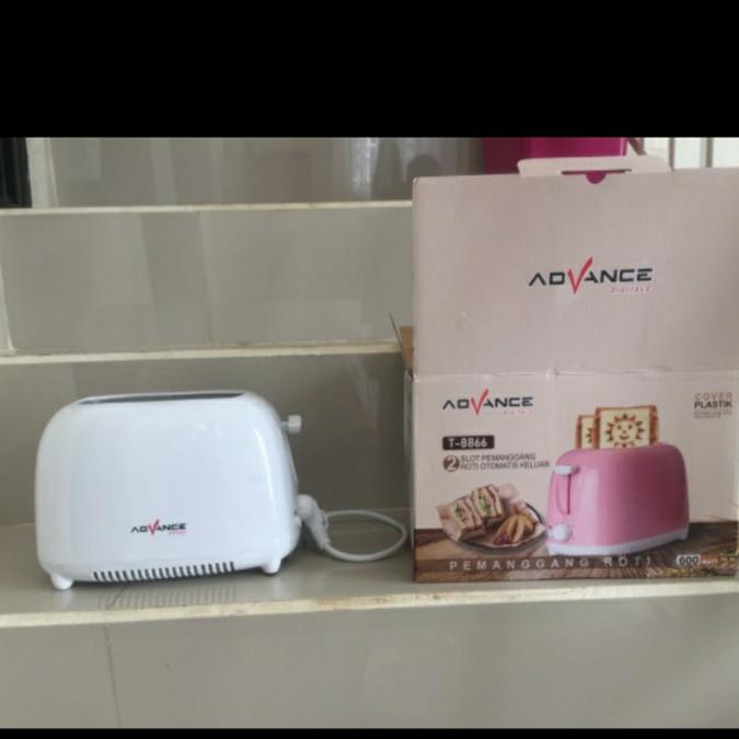Jual Pemanggang Roti Listrik Bread Toaster Pop Up Advance T8866-biru ...
