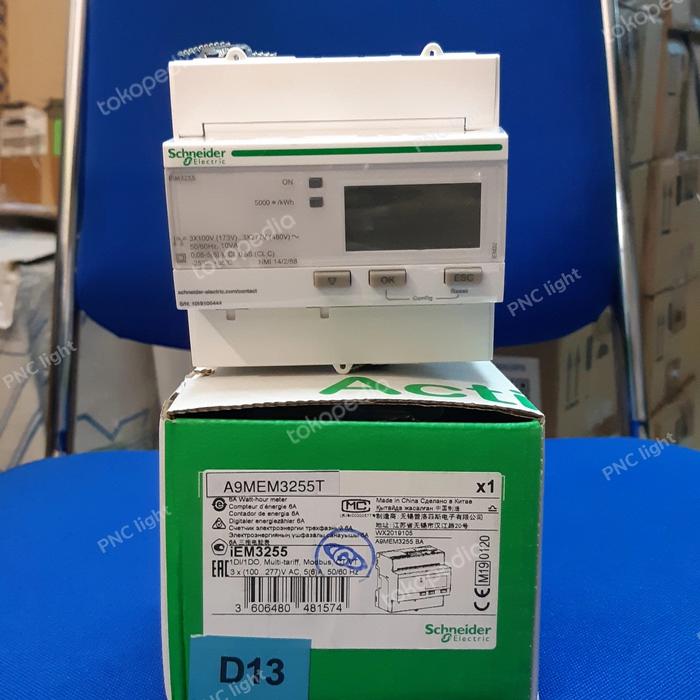 Jual SCHNEIDER KWH METER 3 PHASE iEM3255 CT 5A MODBUS - Jakarta Pusat ...