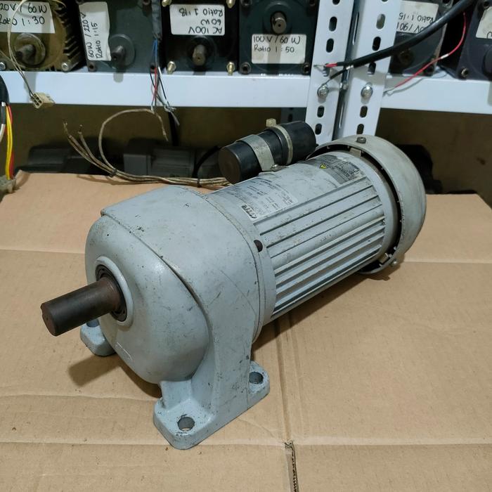 Jual Induction motor gearbox 100W 100V 1phase Ratio 1:200 - Kota ...