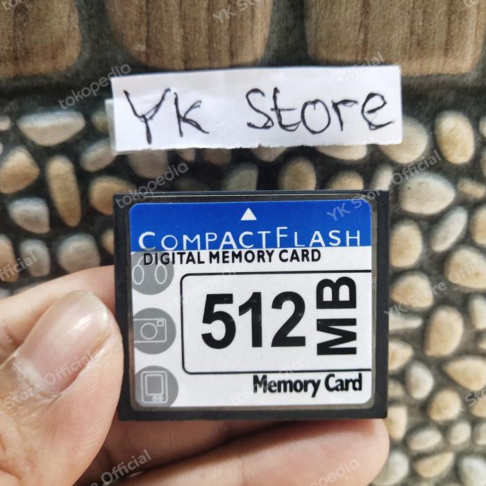 Jual Memory CF card 512 MB industrial compact flash digital SLR kamera ...