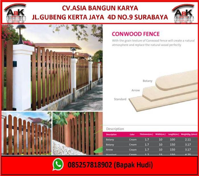Jual Conwood Fence Pagar Kayu - Kota Surabaya - CV ASIA BANGUN KARYA ...