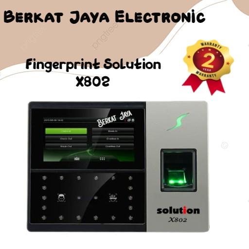 Jual SOLUTION X802 Mesin Absen Fingerprint & Face - Jakarta Barat ...