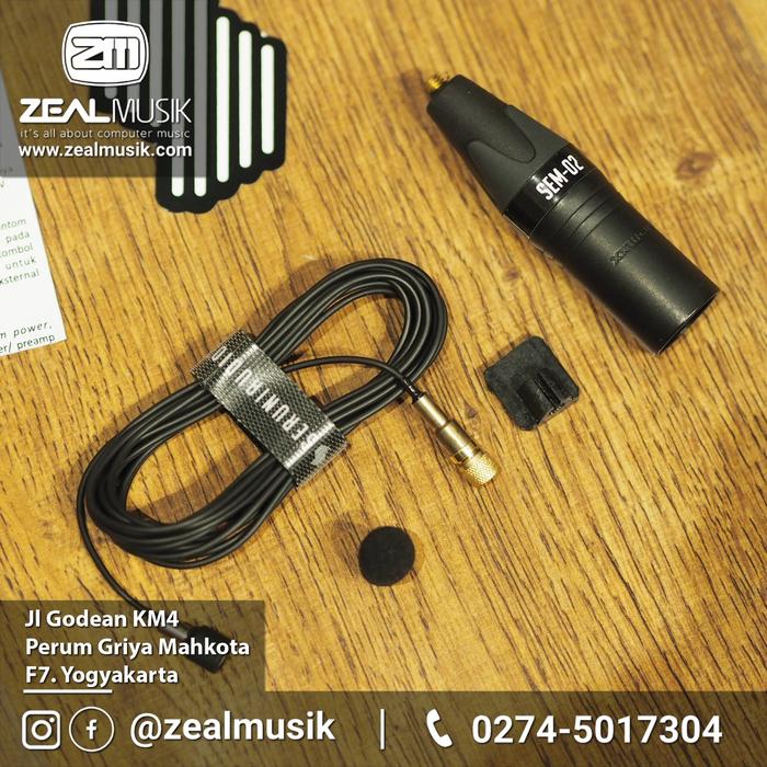 Jual Seruni SEM-02 SEM02 - Versatile Miniature Microphone - Zeal Musik ...