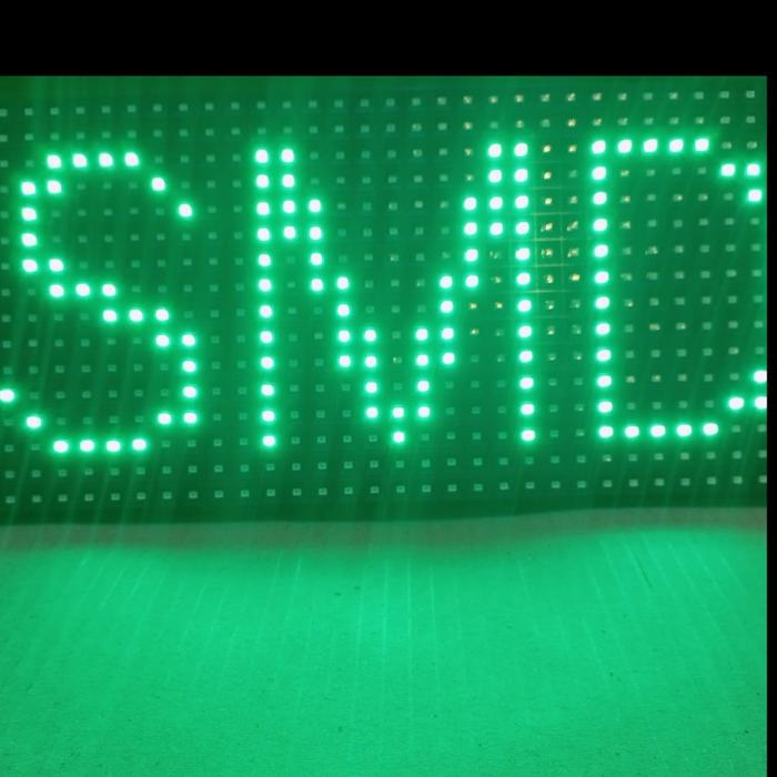 Jual Panel Module Modul LED P10 Running Text SMD Hijau Outdoor - Kab ...
