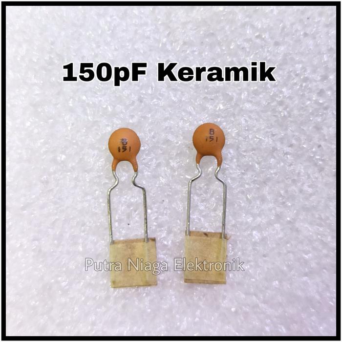 Jual Kapasitor 150pF Keramik 150 pF Ceramic 150 Piko Farad Capacitor ...
