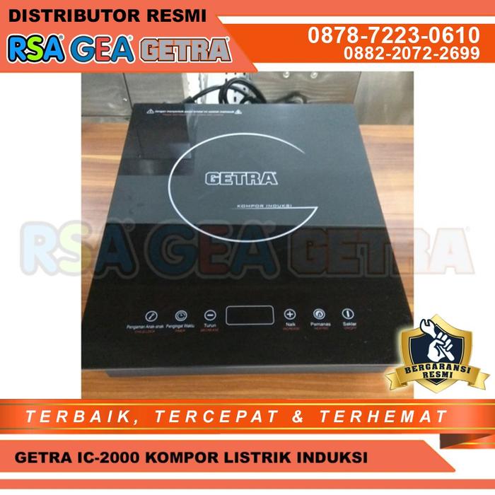 Jual Kompor Listrik Induksi Getra IC-2000 - Induction Cooker - Kota ...
