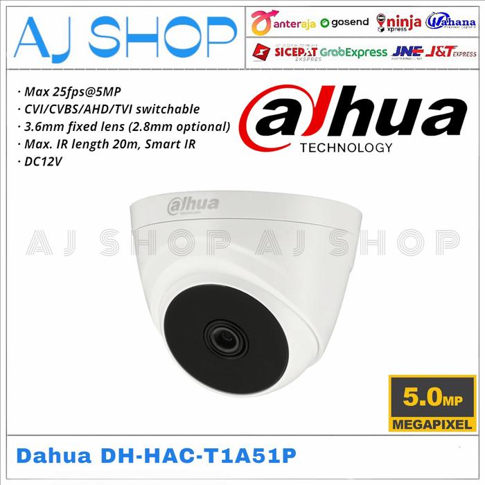 Jual Dahua DH-HAC-T1A51P (5MP HDCVI indoor Camera) Cooper series 5MP HDCVI - Jakarta Utara - AJ ...