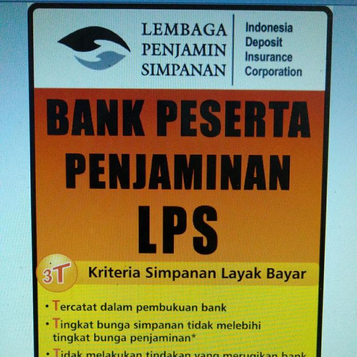Jual Sticker LPS ( Lembaga Penjamin Simpanan ) - Jakarta Barat - Win Prima Kreasi | Tokopedia