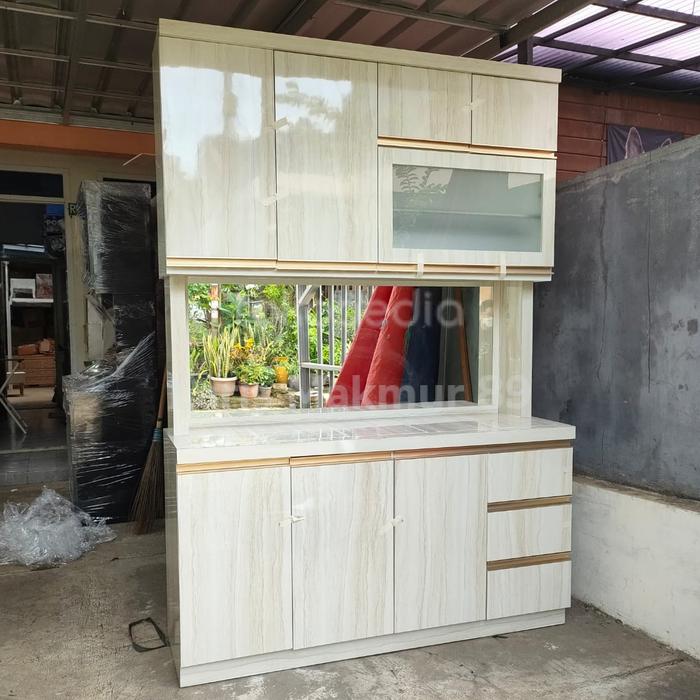 Jual Kitchen set HPL 4 pintu / Lemari sayur lemari dapur rak dapur ...