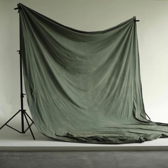 Jual Background Backdrop Layar Foto Studio Abstrak hijau army 3x6meter ...
