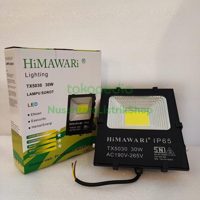 Jual Lampu Sorot Led Flood Light TX5030 30W Himawari 6500K Putih - Kota ...