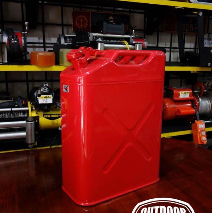 Jual Jerigen Besi / Steel Jerrycan / Oil tank kap. 20 ltr tutup congke ...