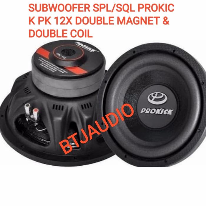 Jual SUBWOOFER SPL/SQL PROKICK PK 12X 12 INCH (DOUBLE MAGNET DOUBLE ...