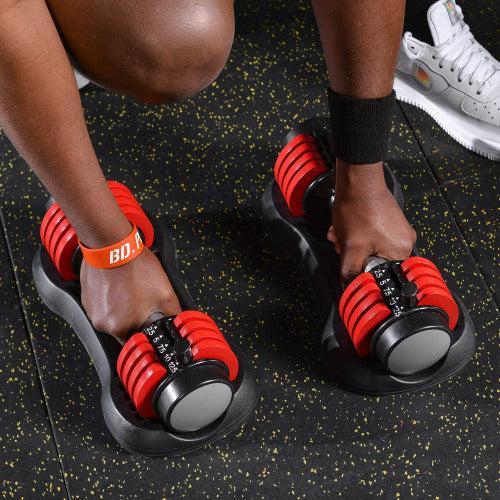 Jual ADJUSTABLE Dumbell Smart dumbbell Barbel MAX 12.5LBS / 5.5kg ...