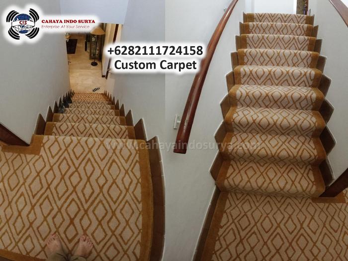Jual KARPET TANGGA - CUSTOM UKURAN, CUSTOM WARNA, CUSTOM MOTIF, REQUEST ...