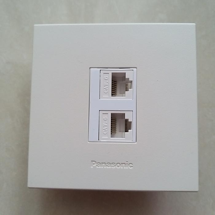 Jual stop kontak LAN RJ 45 CAT 6 SERI FRAME PANASONIC - Jakarta Pusat ...