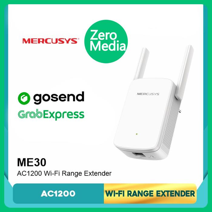 Jual MERCUSYS ME30 AC1200 WiFi Range Extender 1200 Mbps Dual Band ...