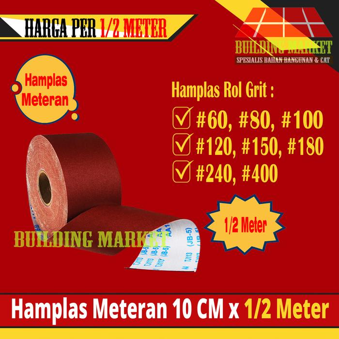 Jual Hamplas / Amplas Meteran 10 cm x 50 cm - #80 - Kota Bandung ...