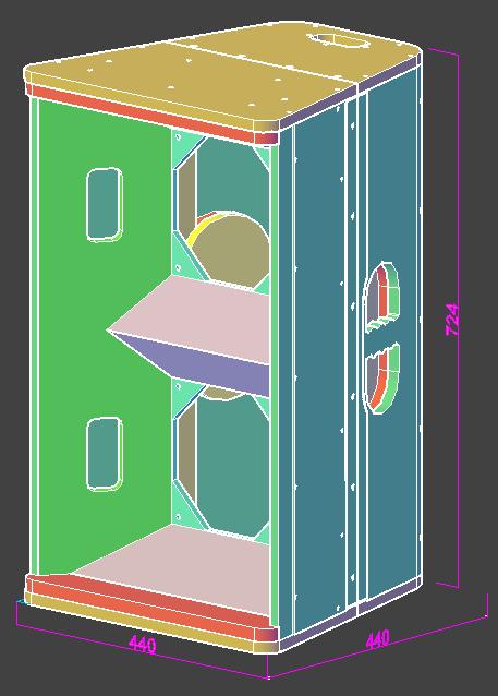 Jual Potongan Papan Box MidHi TW Audio T24N - Custom - Full Meranti ...