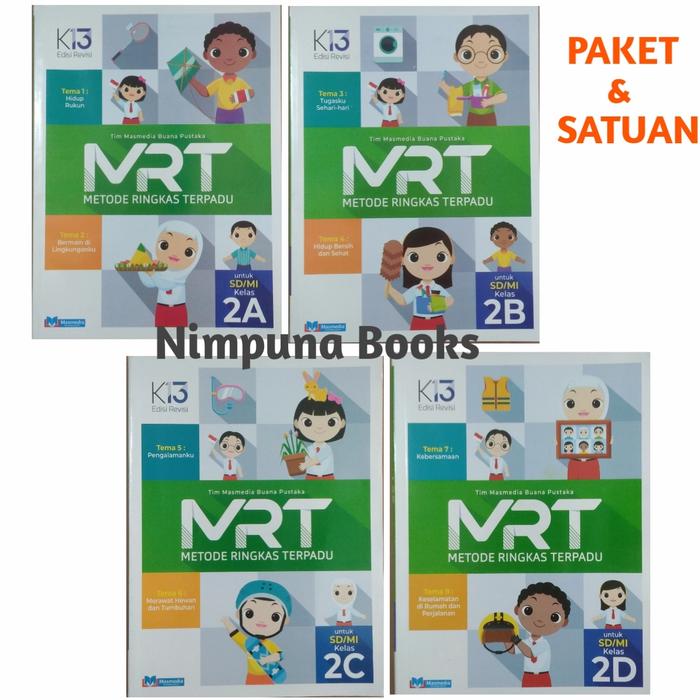 Jual Buku Mrt Kelas 2 2a 2b 2c 2d Sd/mi Metode Ringkas Terpadu Di ...