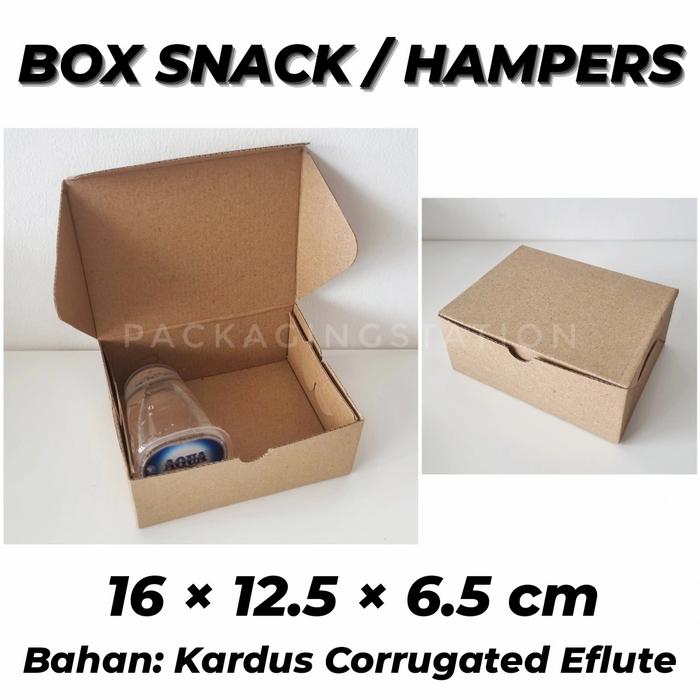 Promo Snack Box Size 16 / Kotak Makan Polos / Kotak Roti / Kotak Kue ...