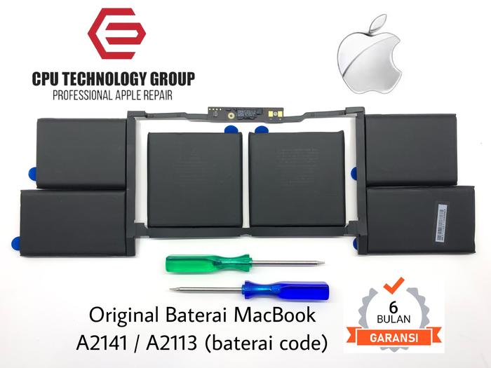 Jual Baterai Original Apple MacBook Pro 16 inch A2141 / A2113 - Jakarta ...