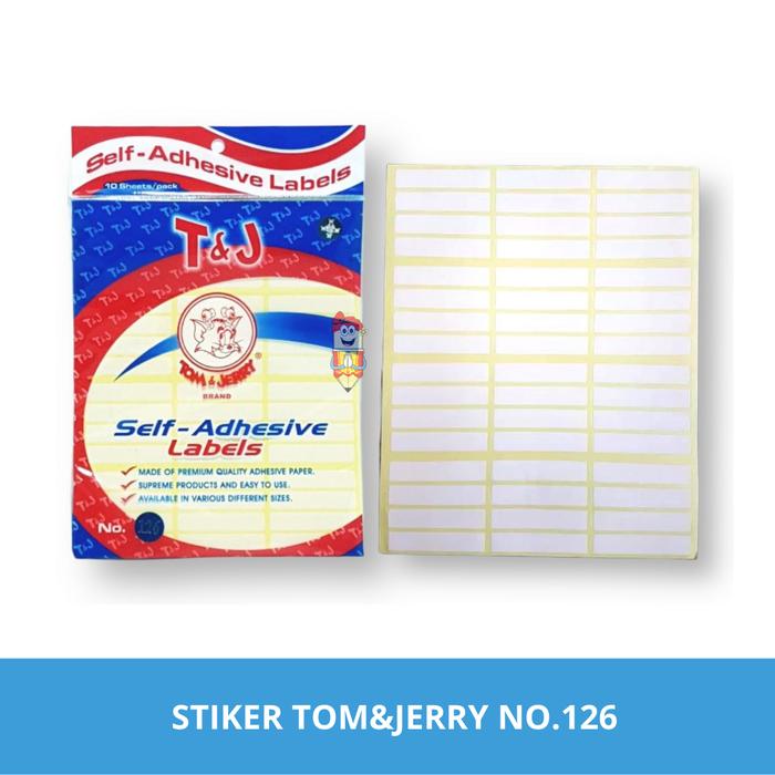 Jual Stiker Label / Sticker Label Tom & Jerry - No.126 - Kota Denpasar ...