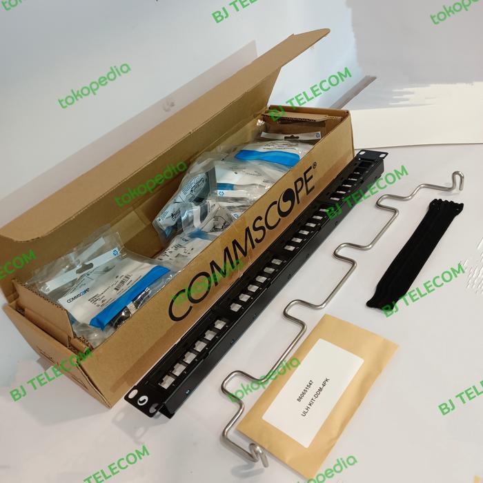 Jual patch panel 24 port commscope / commscope path panel 24port ...
