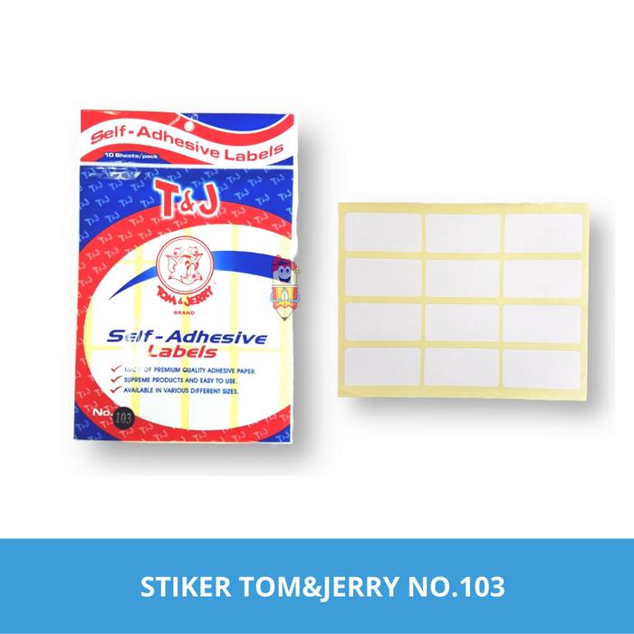 Promo Stiker Label / Sticker Label Tom & Jerry - No.124 - Kota Denpasar ...