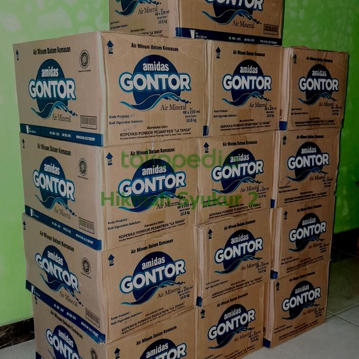 Jual air mineral amidas gontor 220 ml - Kab. Ponorogo - Hikmah Syukur 2 ...