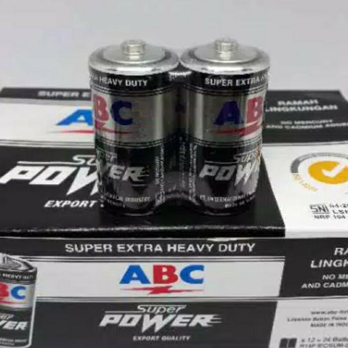 Jual Baterai ABC size C R14 Super Power type C ( isi 2 pcs ) - Kota ...