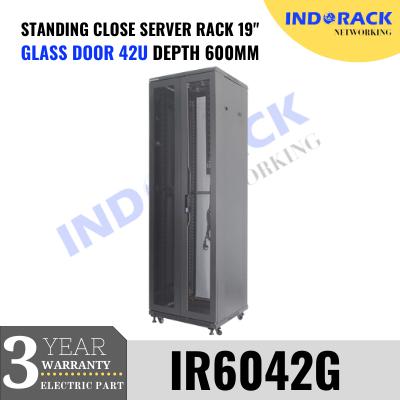 Jual Indorack Close Rack 42u Glass Door Rack Server 19 Depth 600mm ...