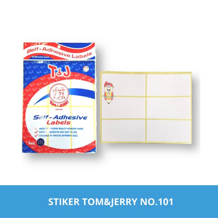 Promo Stiker Label / Sticker Label Tom & Jerry - No.107 - Kota Denpasar ...