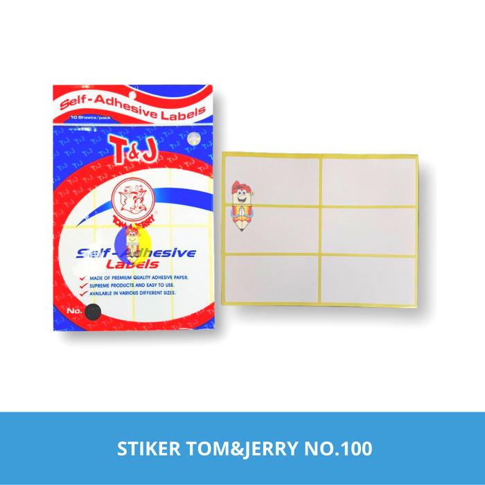 Promo Stiker Label / Sticker Label Tom & Jerry - No.107 - Kota Denpasar ...