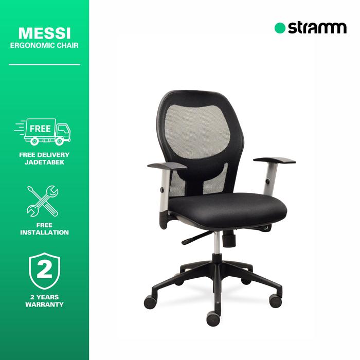 Promo Kursi Kantor Ergonomis Stramm Messi II Cicil 0% 3x - Kab ...