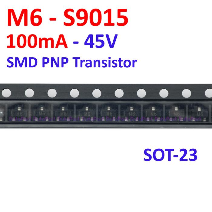 Jual (IDW) SMD TRANSISTOR S9015 M6 SOT-23 SOT23 9015 PNP | Shopee Indonesia
