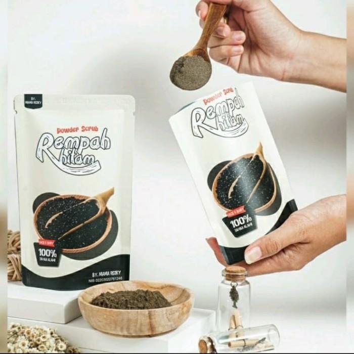 Promo Lulur Hitam Kayu Bangkal Rempah Alami Original Mama Rezky 100 ...