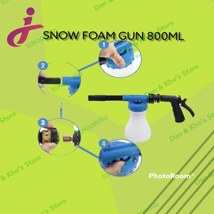 Jual SEMPROTAN TAMAN BUSA MOBIL SNOW WASH FOAM GUN BLASTER CAR FOAMER ...